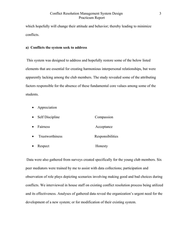 Conflict Resolution Management System Design for printing | PDF