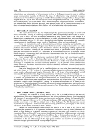 Fog computing security and privacy issues, open challenges, and blockchain solution: An overview ...