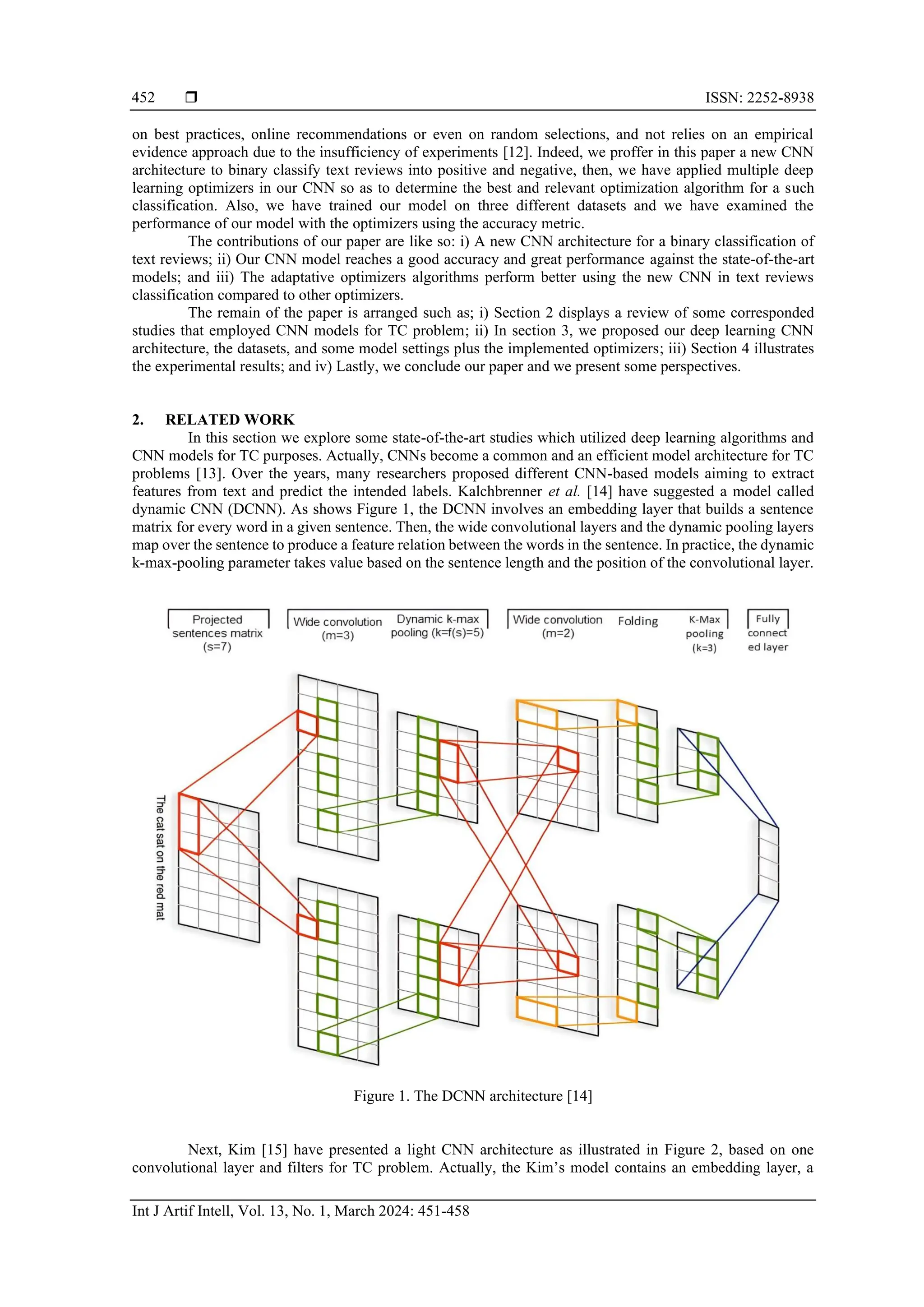 Optimizer Algorithms And Convolutional Neural Networks For Text Classification Pdf