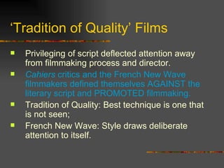 the-french-new-wave-films | PPT