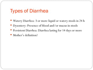 Surgical management of Diarrhoea and vomitting .ppt