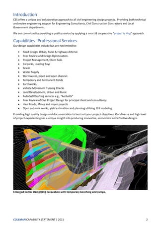 CES Capability Statement V1 | PDF