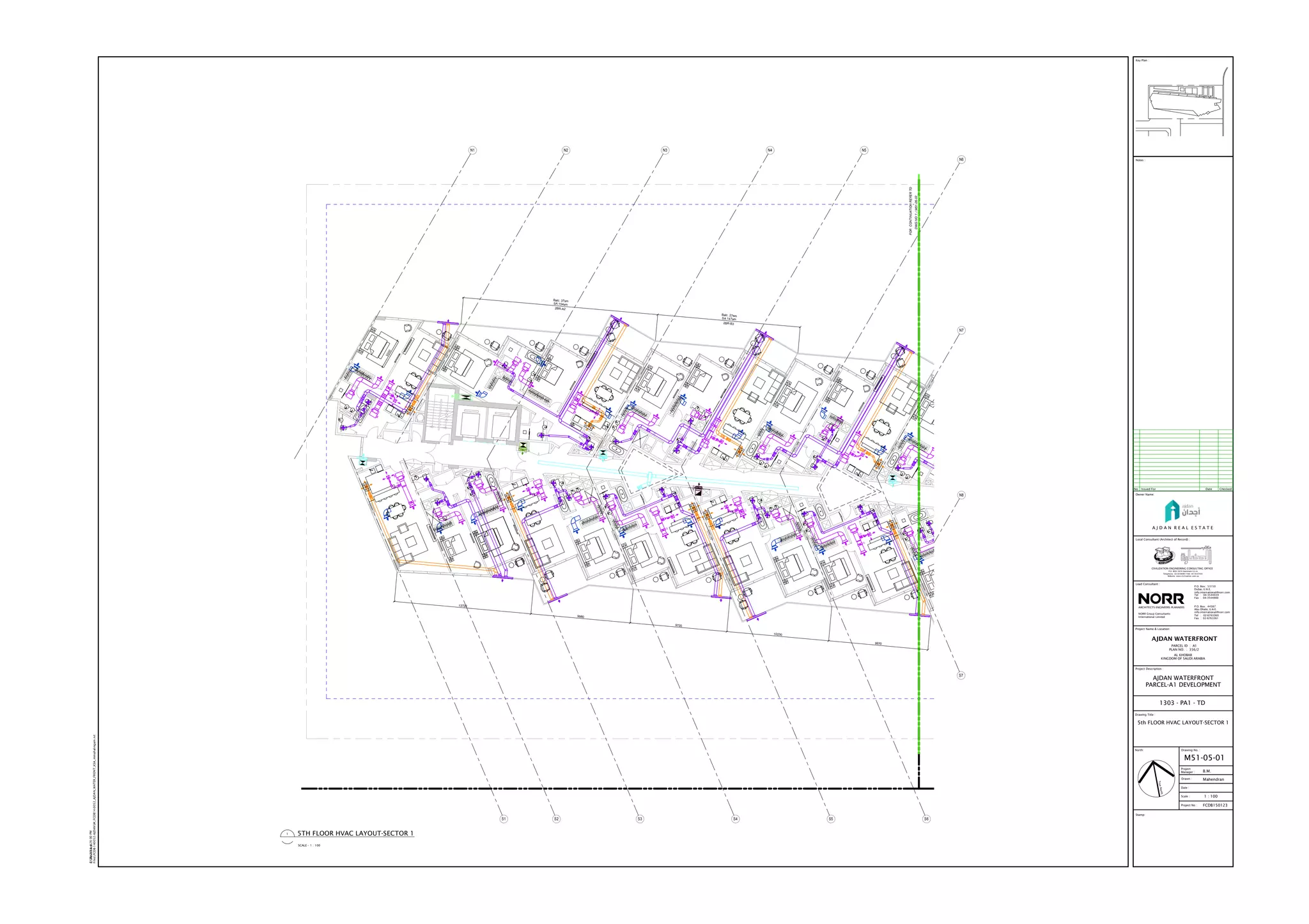 5th FLOOR HVAC LAYOUT-SECTOR 1 | PPT