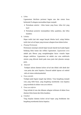 makalah-hati. Pada mahuk hidup dan apa saja tentang hati itu tersebut ...