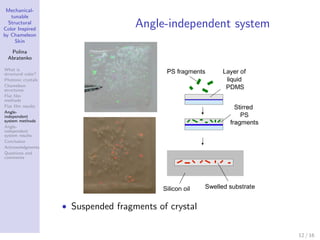Presentation - Mechanical-tunable Structural Color Inspired by Chameleon Skin | PPT | Free Download