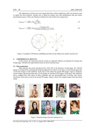 Realtime face matching and gender prediction based on deep learning | PDF
