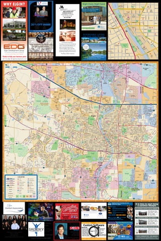 Elgin, IL, South Elgin & Surrounding Suburbs Map | PDF