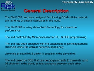 472 smart cellular jammer | PPT