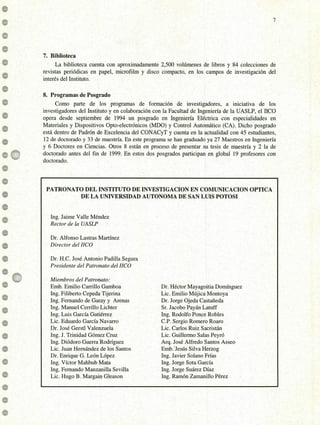 Instituto de investigación en comunicación optica de la Universidad ...
