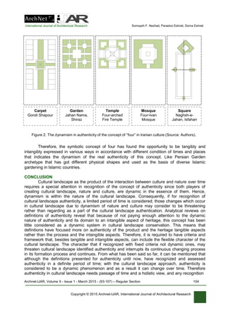 A definition of authenticity concept in conservation of cultural ...