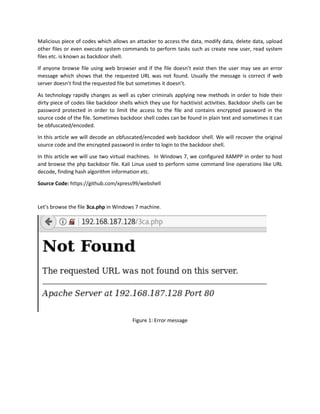 47300 php-web-backdoor-decode | PDF