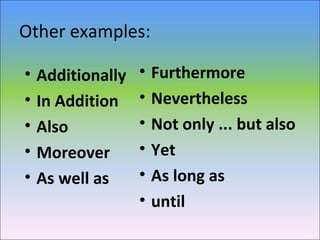 more about connectors | PPT
