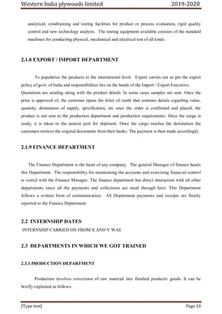 Western India plywood internship report.pdf
