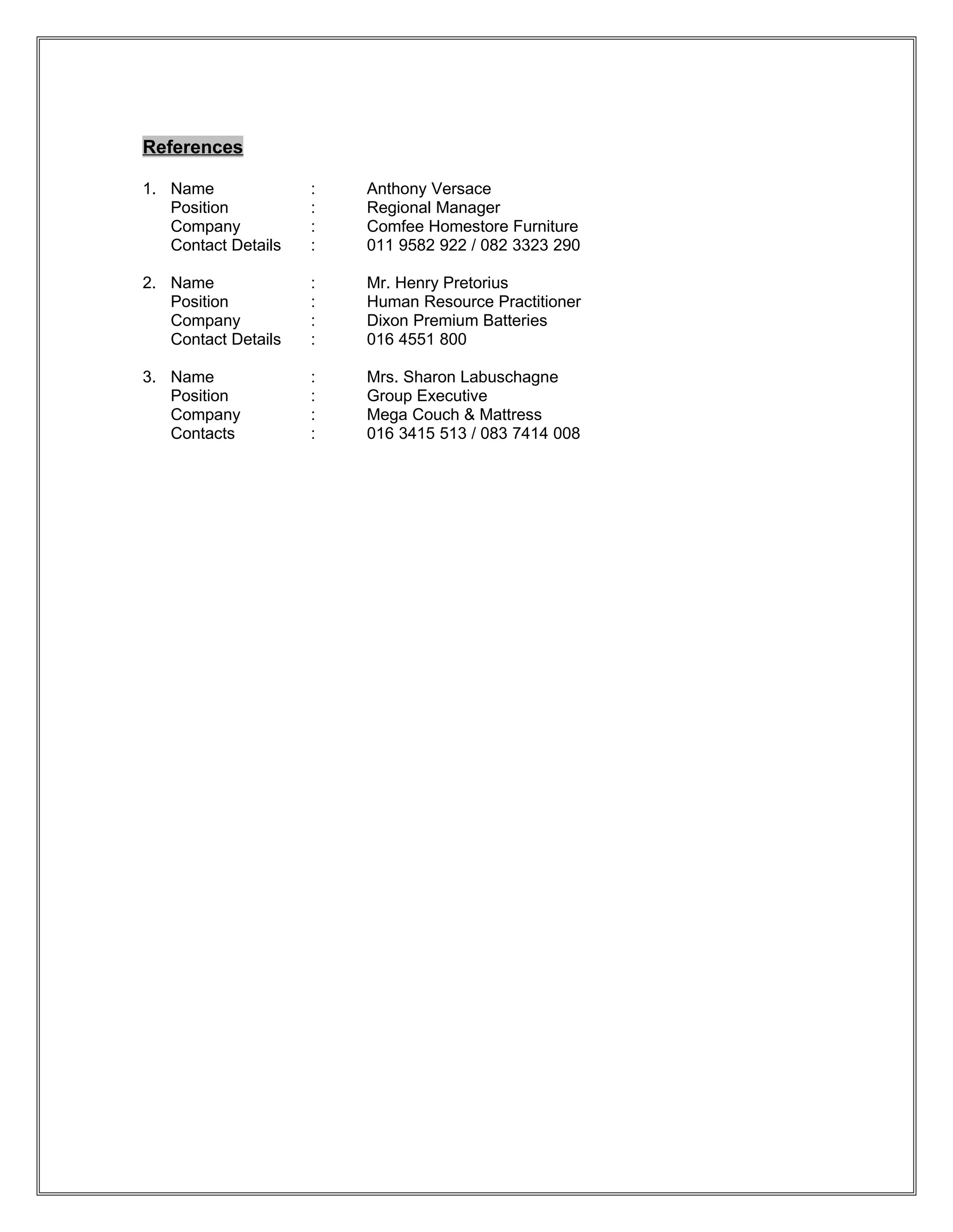 Mojalefa updated cv 2016-17 | PDF