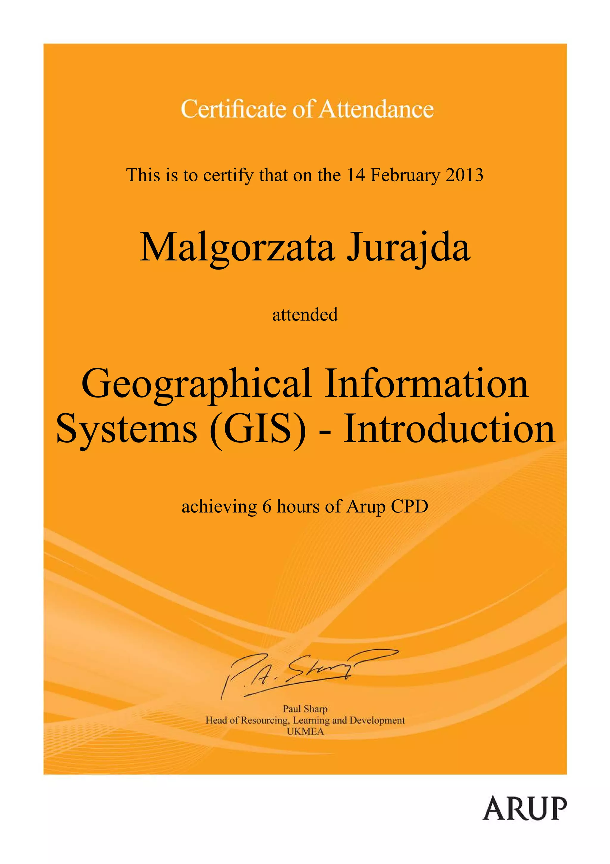 Malgorzata Jurajda - GIS Introduction | PDF
