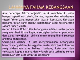 PERTUMBUHAN PAHAM KEBANGSAAN | PPTX