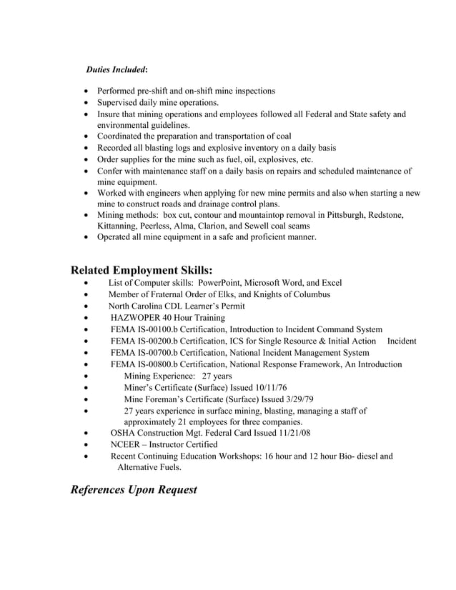 tims resume | PDF