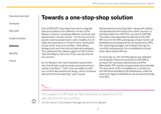 CFO Dashboards_Bekaert | PDF