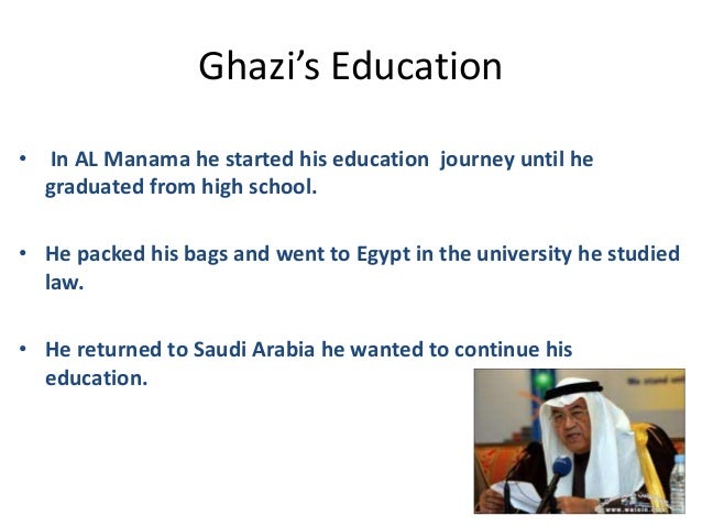 Ghazi Abdul Rahman Algosaibi Ghazi Abdul Rahman Algosaibi