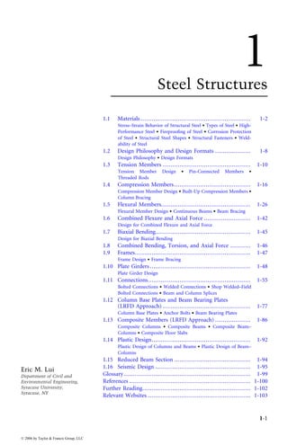 Principles of Structural Design W.F. Chen | PDF