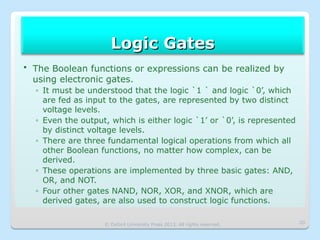 Comprehensive Guide to Boolean Algebra and Logic Gates in Computer ...