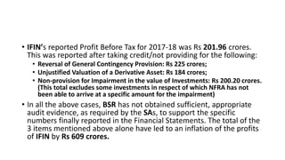 474386529-Deloitte-KPMG-and-the-IL-FS-Saga-NFRA-finds-deficiencies-in-BSR-s-audit-of-IL-FS.pptx
