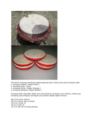 47461418 pengenalan-kompang | DOCX