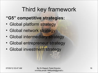 analytical frameworks-global business strategy | PPT
