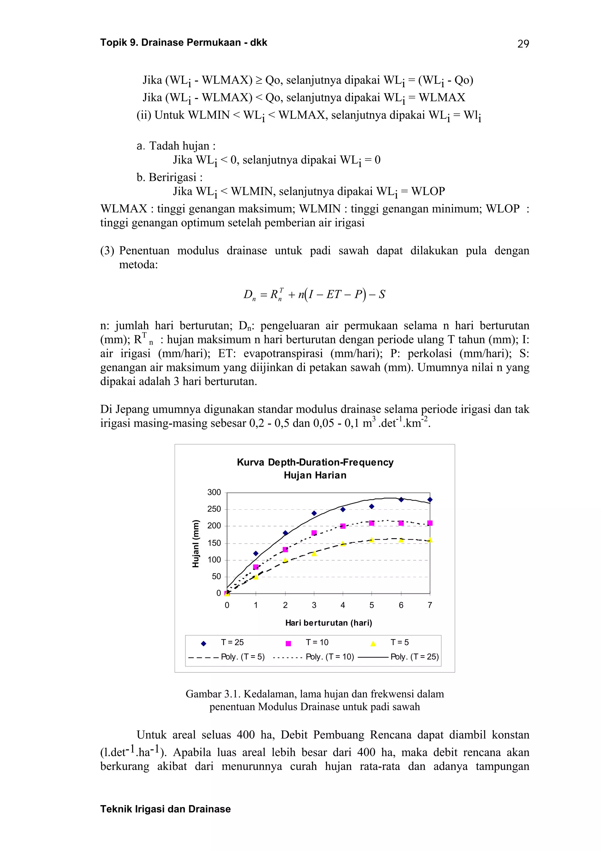 Topik 9 Kuliah-drainase permukaan-dkk | PDF