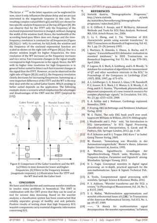 Applications of Wavelet Transform | PDF