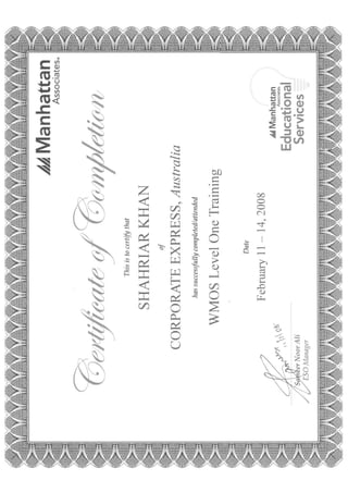 My Certificates | PDF