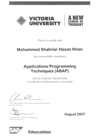 My Certificates | PDF