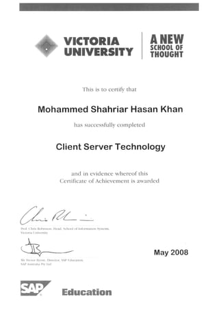 My Certificates | PDF