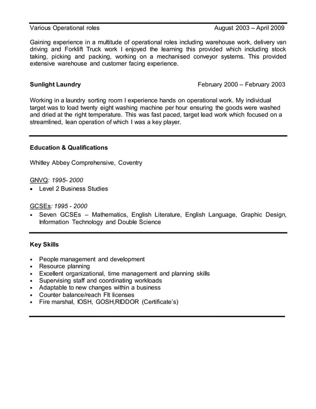 Steve Baker CV (2) | DOCX