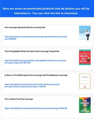 Paul Jennings Weirdest Stories Jenning Paul | PDF