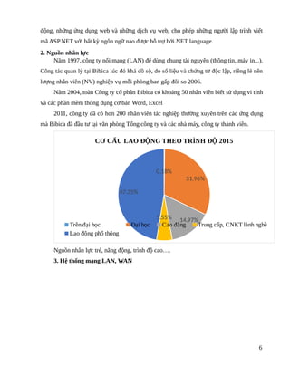 ỨNG DỤNG hệ THỐNG ERP vào CÔNG TY BIBICA | PDF