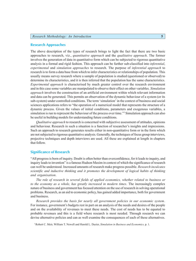 Research methodology methods and techniques 2nd Edition Garg | PDF