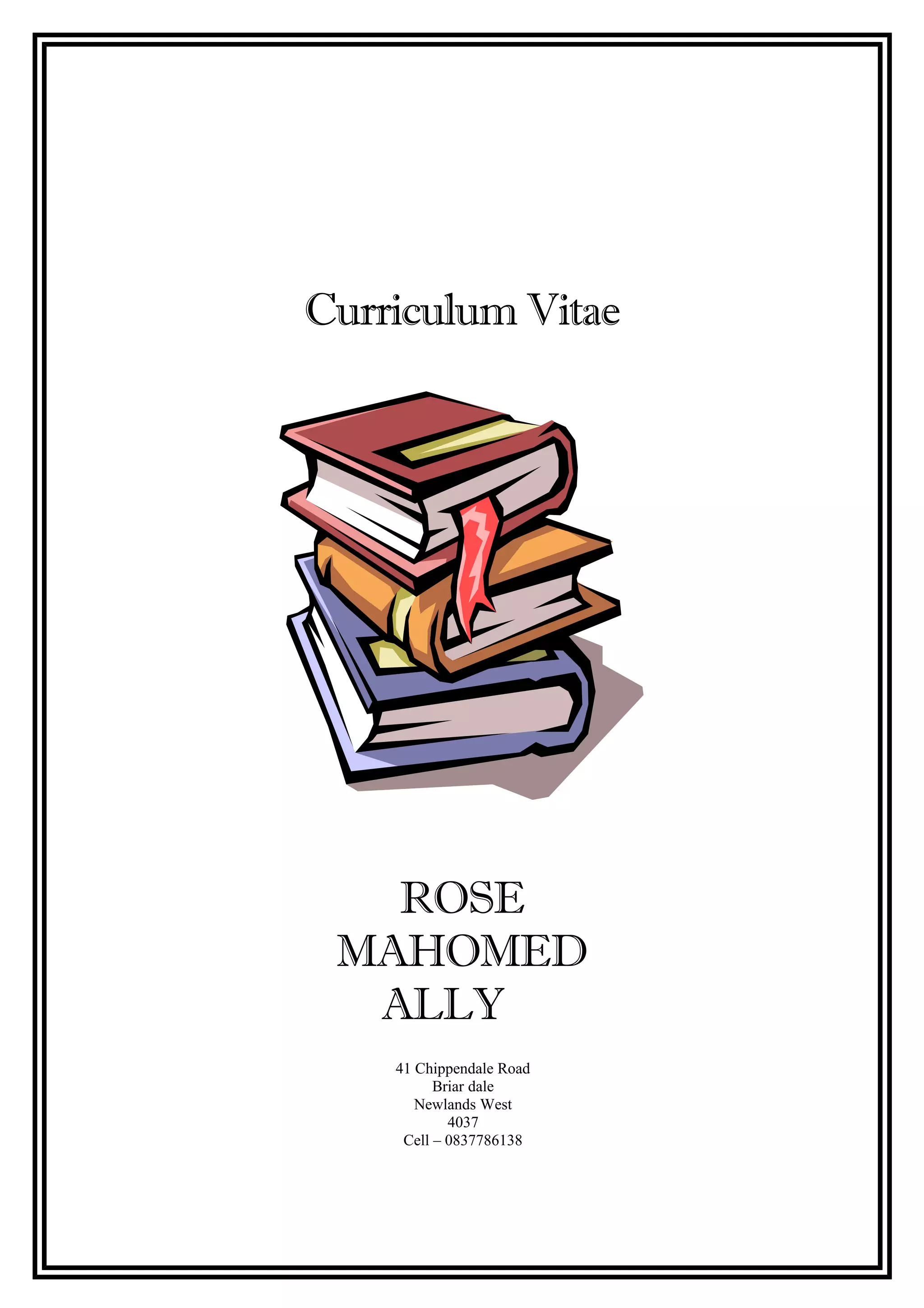 rose cv | PDF