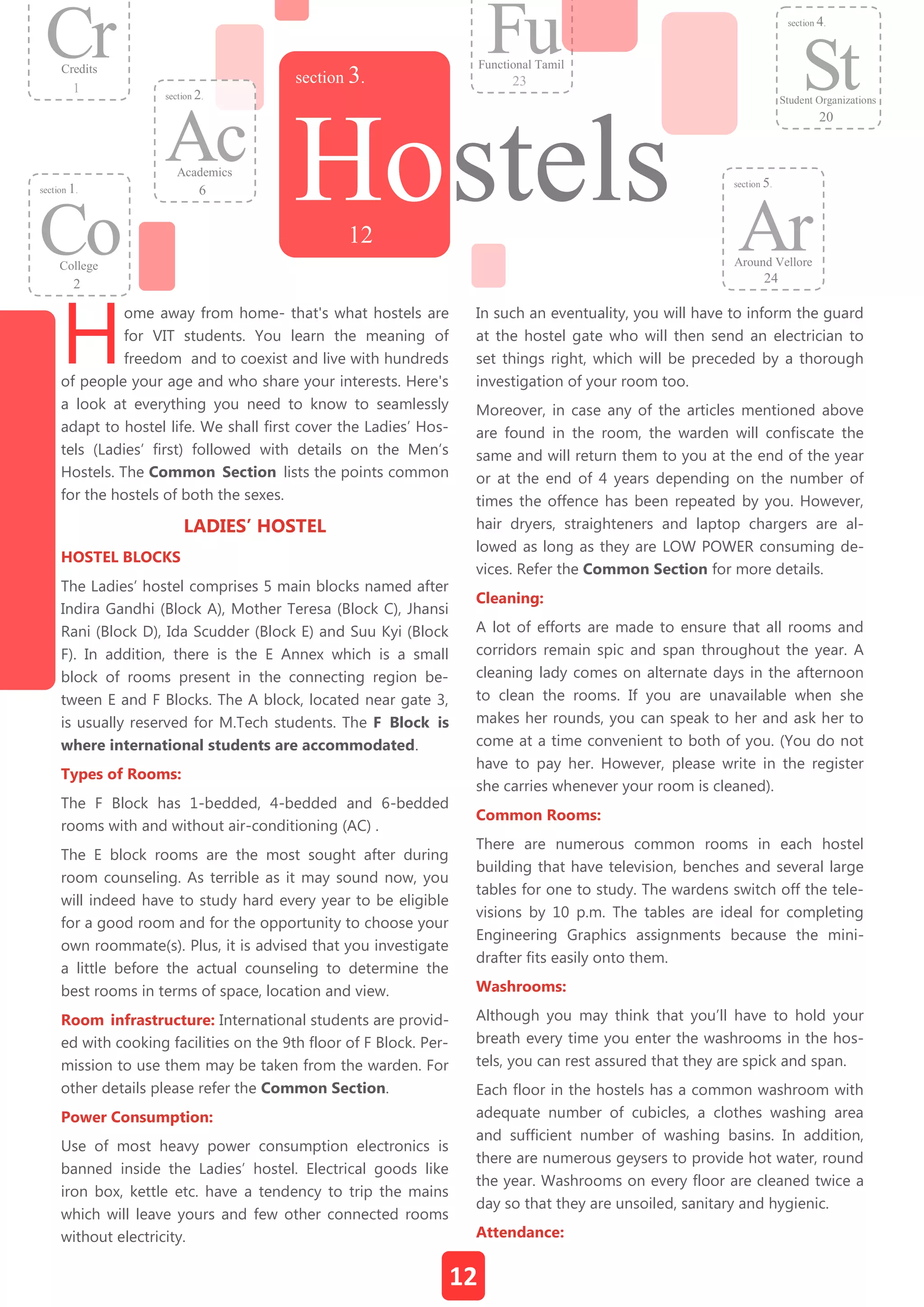 VIT Student handbook international Edition 13-14 | PDF