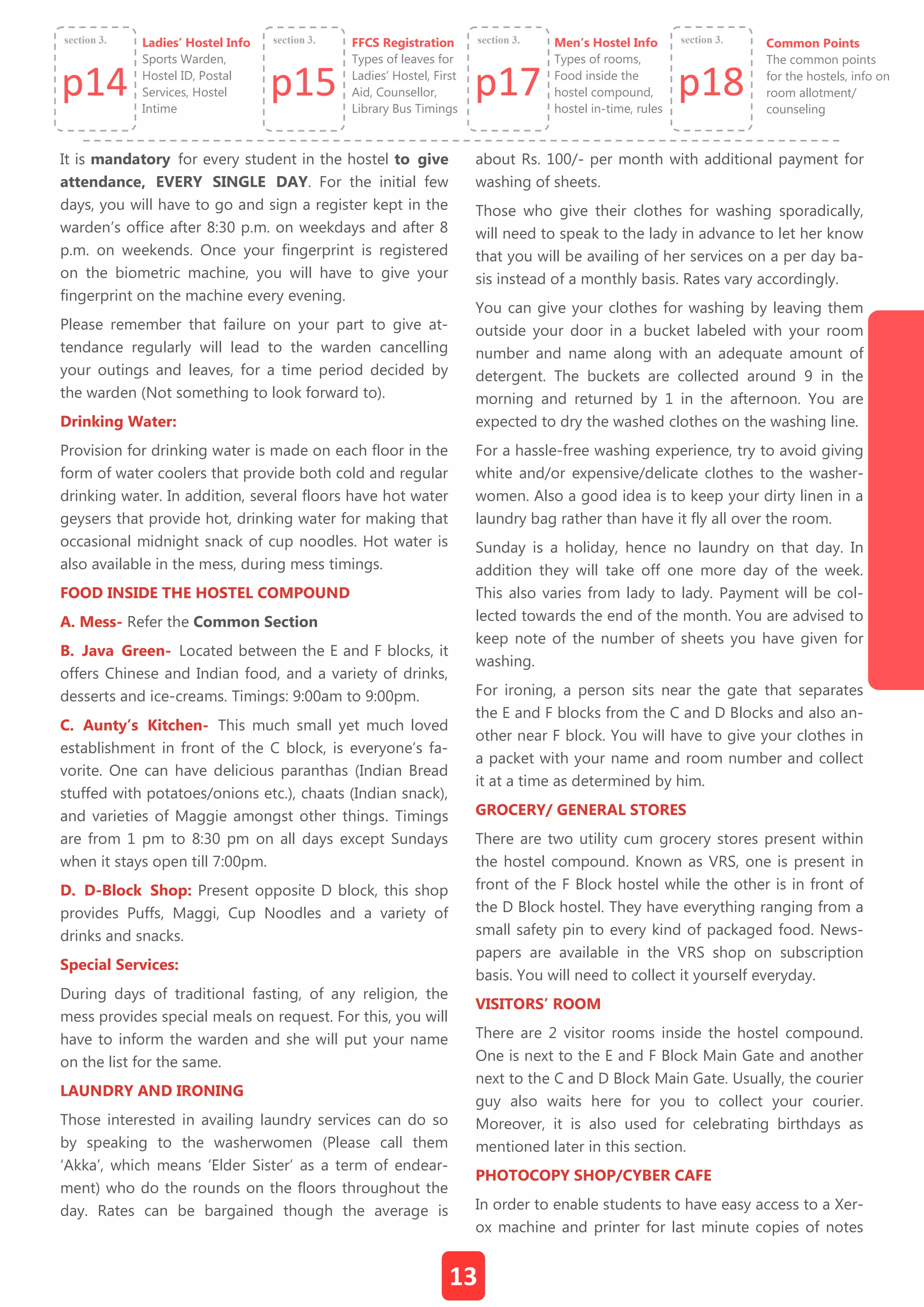 VIT Student handbook international Edition 13-14 | PDF