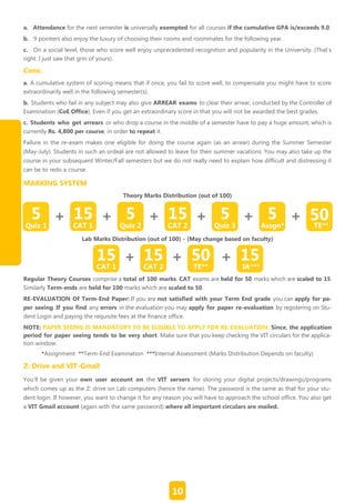 VIT Student handbook international Edition 13-14 | PDF