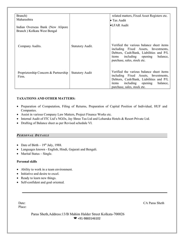 CV_ Paras Sheth | PDF