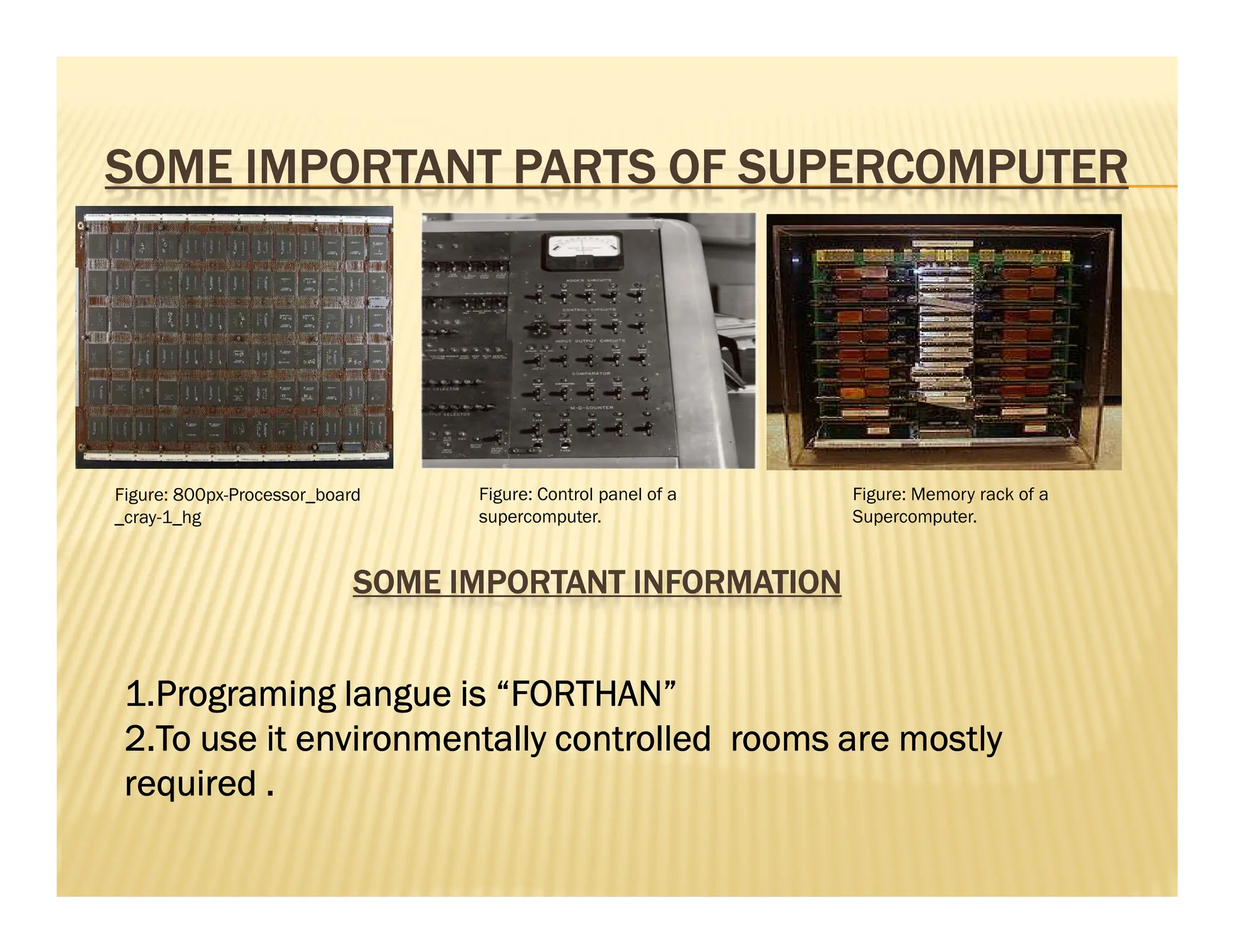 super computer presentation for cmputer science students | PDF