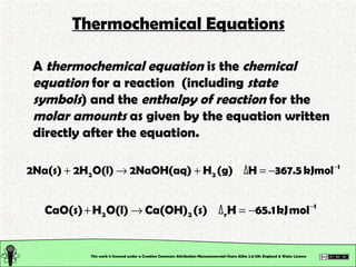 Chemical Reactions: Thermochemistry | PPT