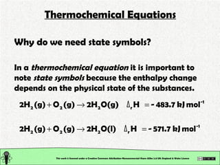 Chemical Reactions: Thermochemistry | PPT
