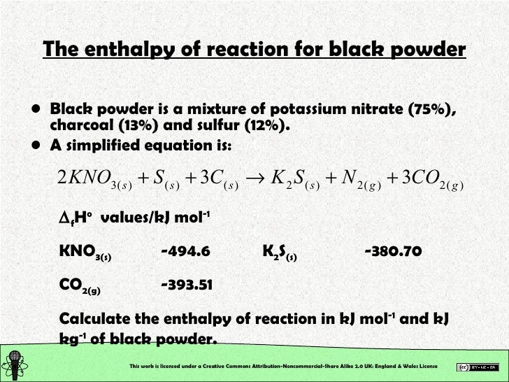 Chemical Reactions: Thermochemistry