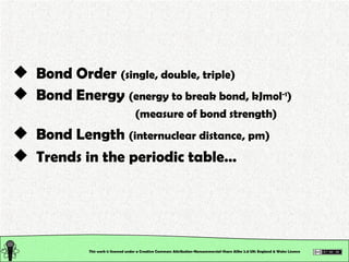 Chemical Structure: Chemical Bonding. Homonuclear Covalent Bonds | PPT