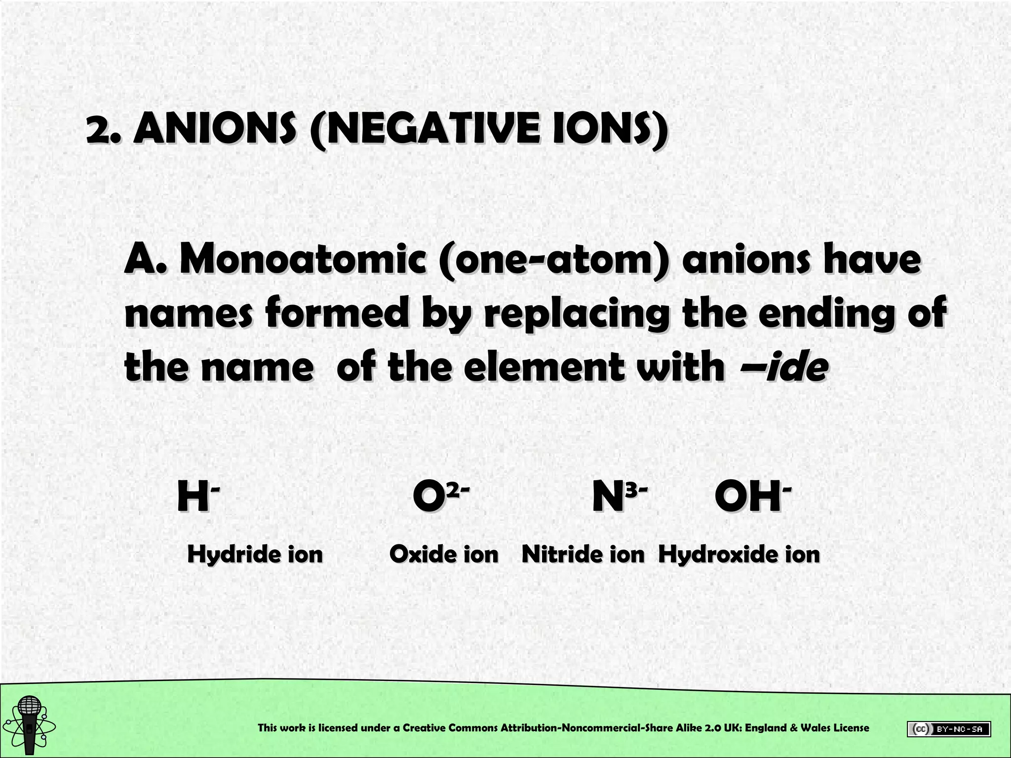 Chemical Structure: Chemical Nomenclature. Inorganic Compounds | PPT