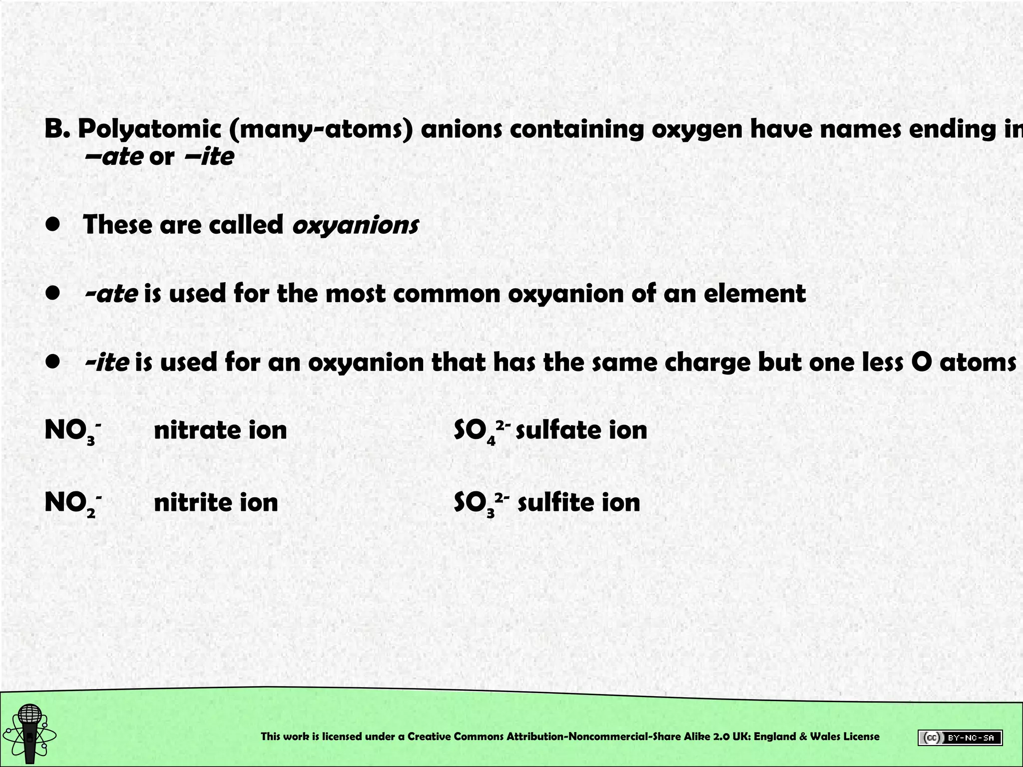 Chemical Structure: Chemical Nomenclature. Inorganic Compounds | PPT