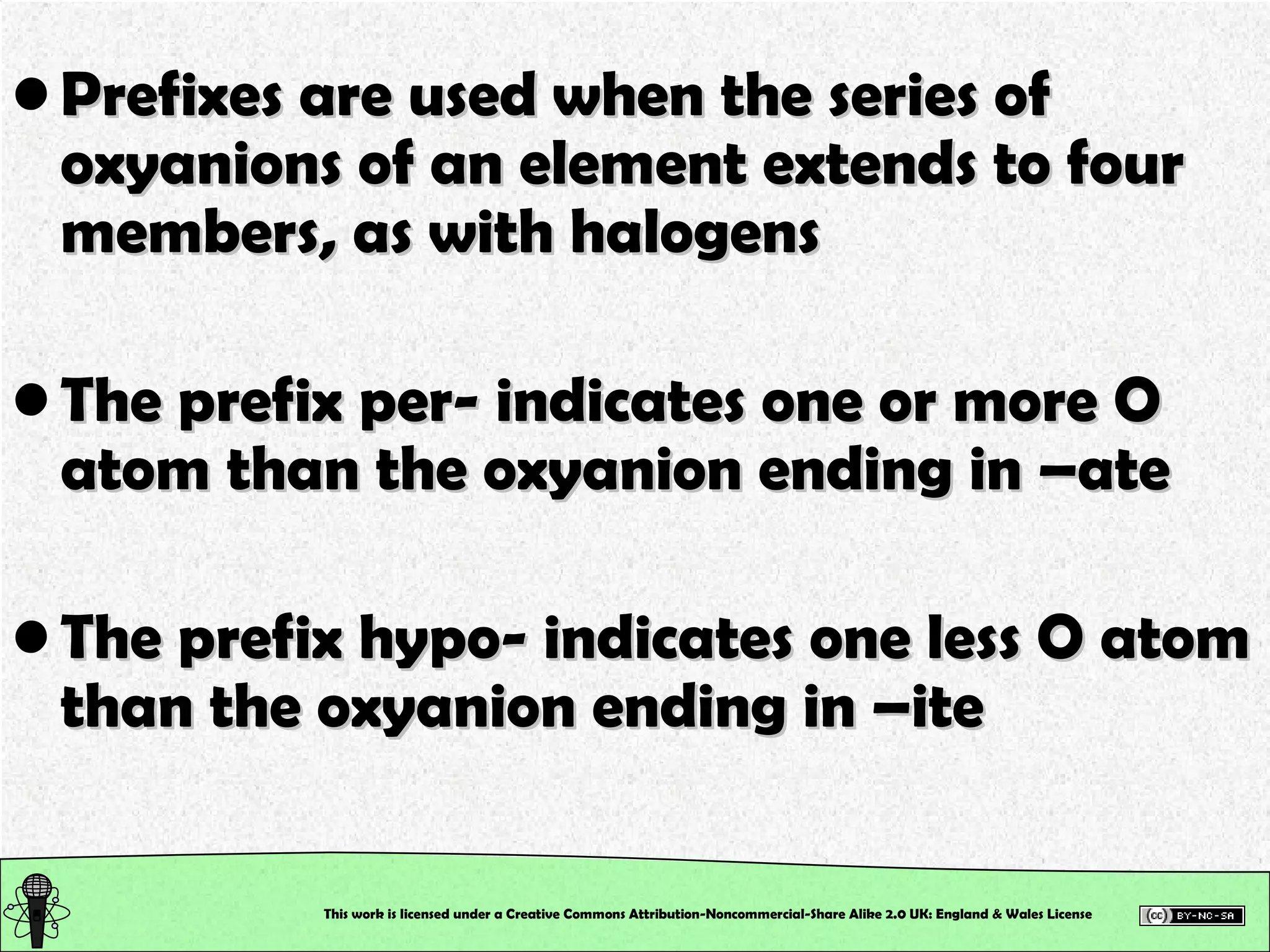 Chemical Structure: Chemical Nomenclature. Inorganic Compounds | PPT